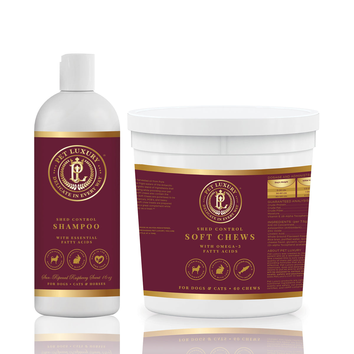 Shed Control Duo with Krill Oil Concentrate & Omega-3,6 Fatty Acids ...
